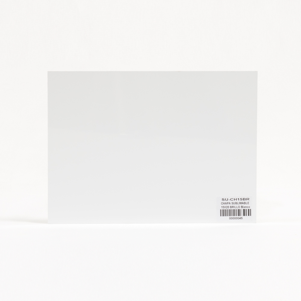 Chapa Sublimable Brillo 15X20 cm
